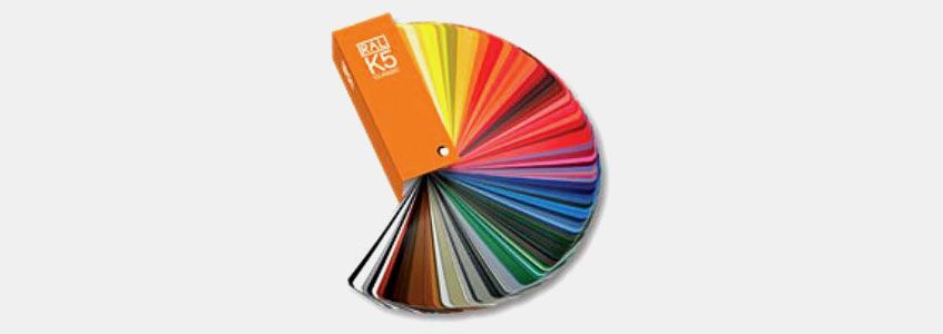 RAL Shade Cards / Color Cards - Caltech India